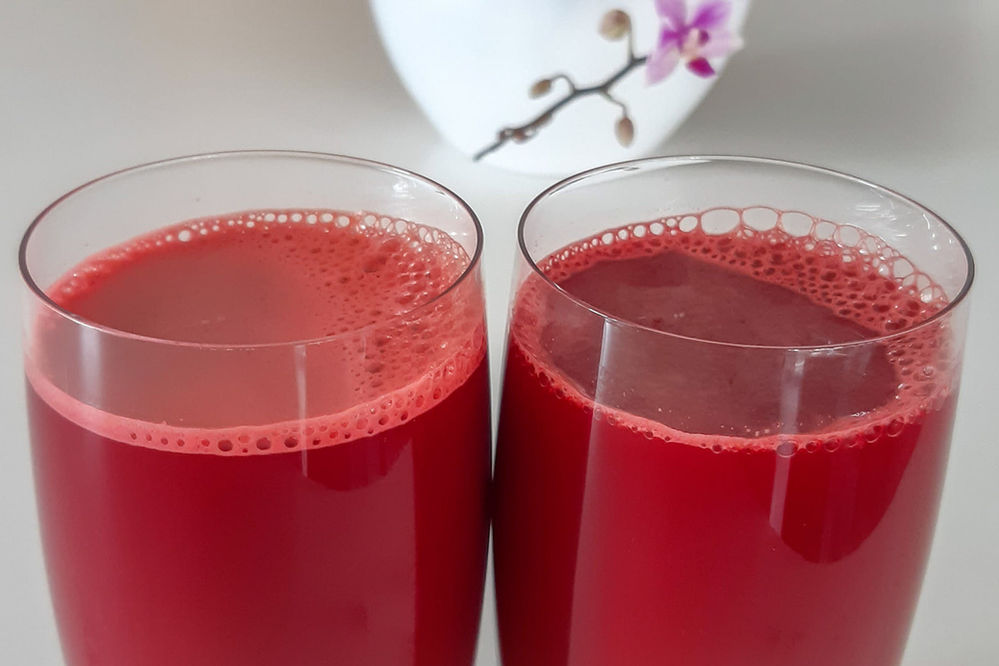 Les jus de légumes et de fruits