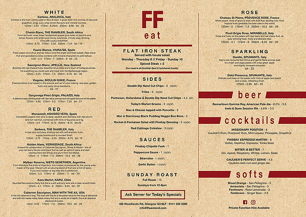 MENU | finsbayflatiron