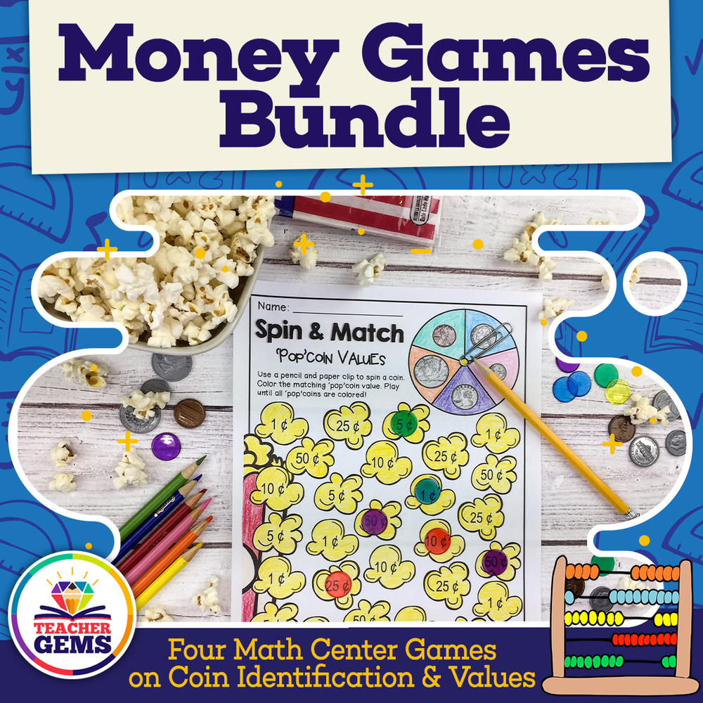 Math Center Money Games Freebie Math Center Money Games Freebie