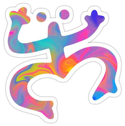 Colorful Coqui Taino | Stickers
