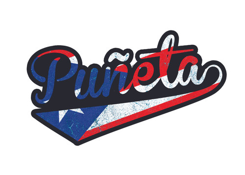Pu~eta with Puerto Rico Flag | Stickers