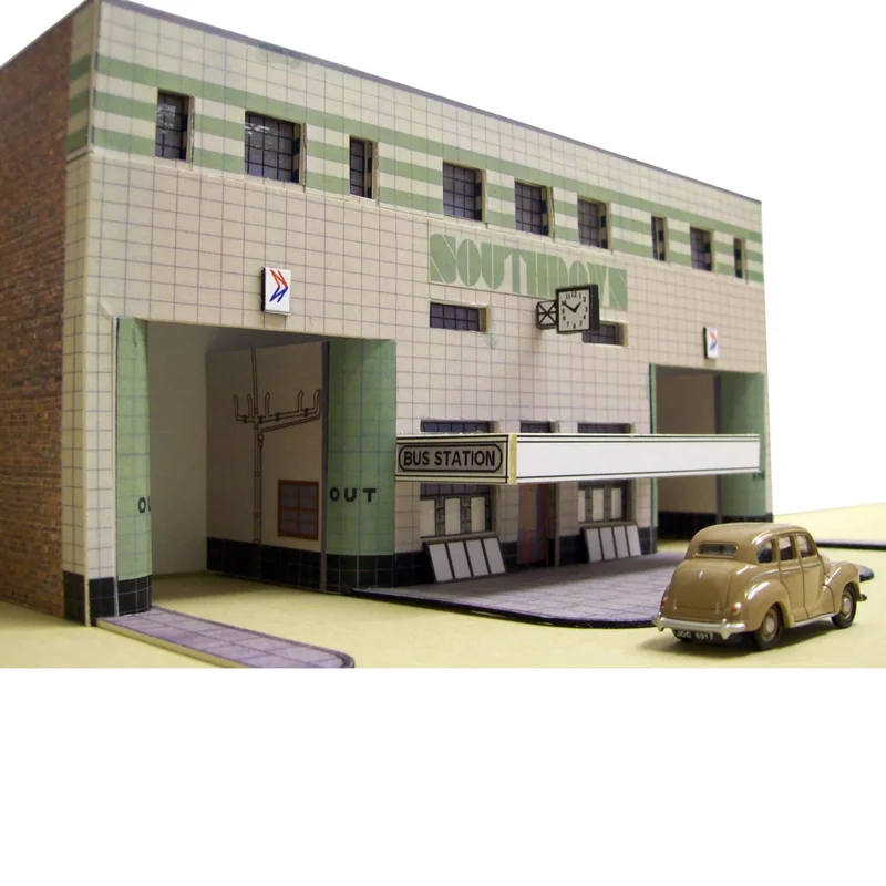 SBOG Southdown Bognor bus station 1/76 | Kingsway Models