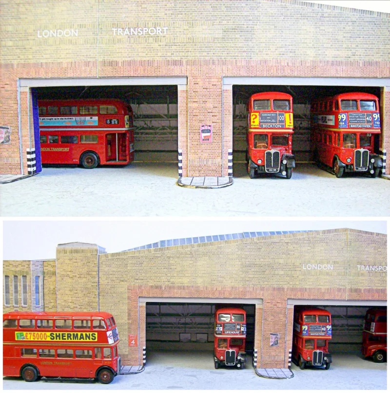 U Upton Park LT central bus garage 1/76 | Kingsway Models