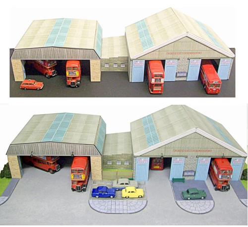 UX Uxbridge LT central bus garage | Kingsway Models