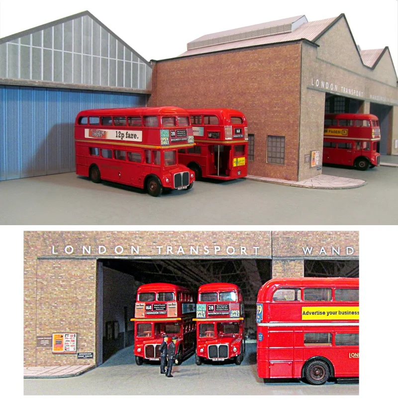 WD Wandsworth LT central bus garage 1/76 | Kingsway Models