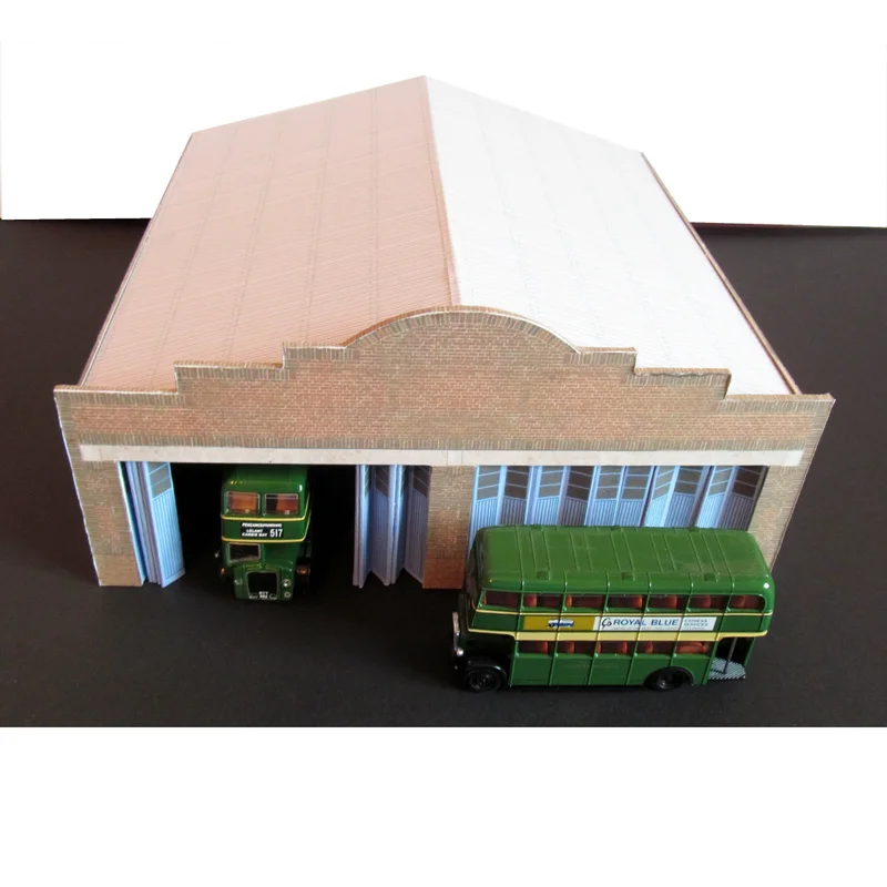 BA Bishop Auckland bus garage (includes GGZR ext unit) 1/76 | Kingsway ...