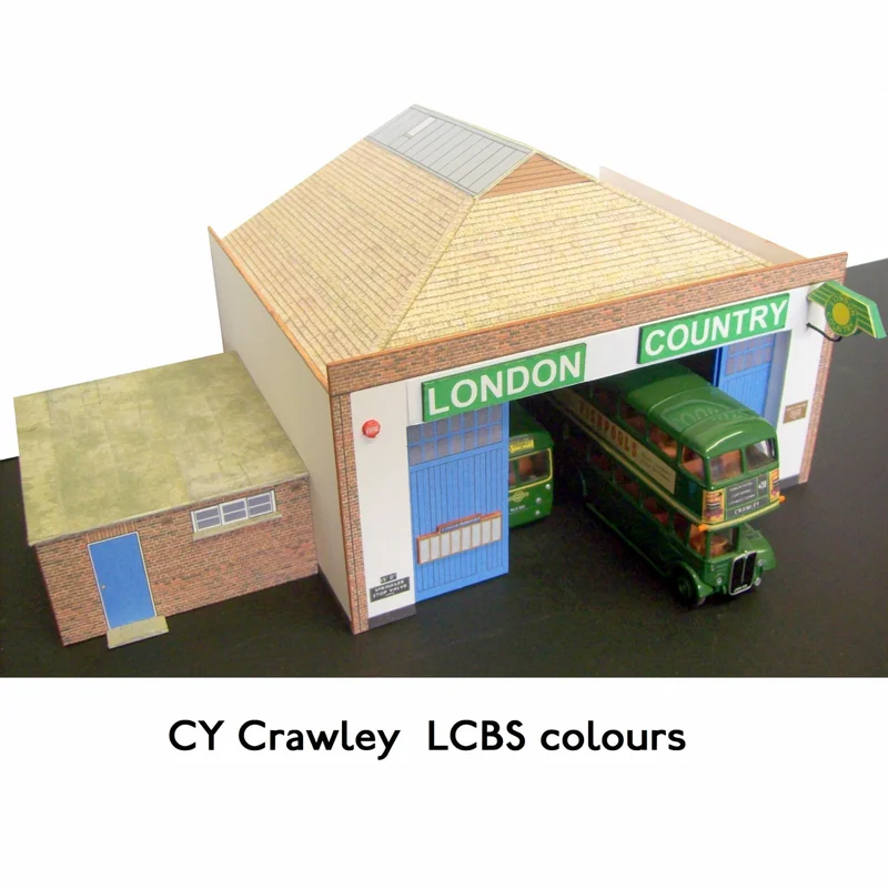 CY Crawley LT country / LCBS bus garage 1/76 | Kingsway Models