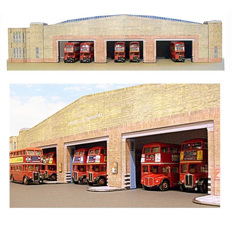 U Upton Park LT central bus garage 1/76 | Kingsway Models