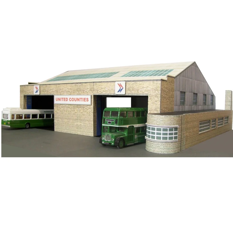 UCH United Counties Huntingdon bus depot 1/76 | Kingsway Models