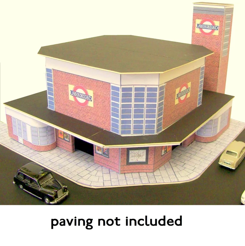 BGN Bounds Green Underground Station 1/76 | Kingsway Models