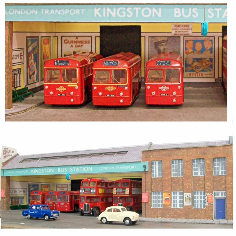 K Kingston LT central bus station 1/76 | Kingsway Models