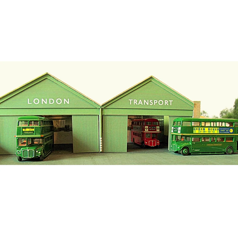 CM/GD Chelsham / Godstone LT country / LCBS bus garage 1/76 | Kingsway ...