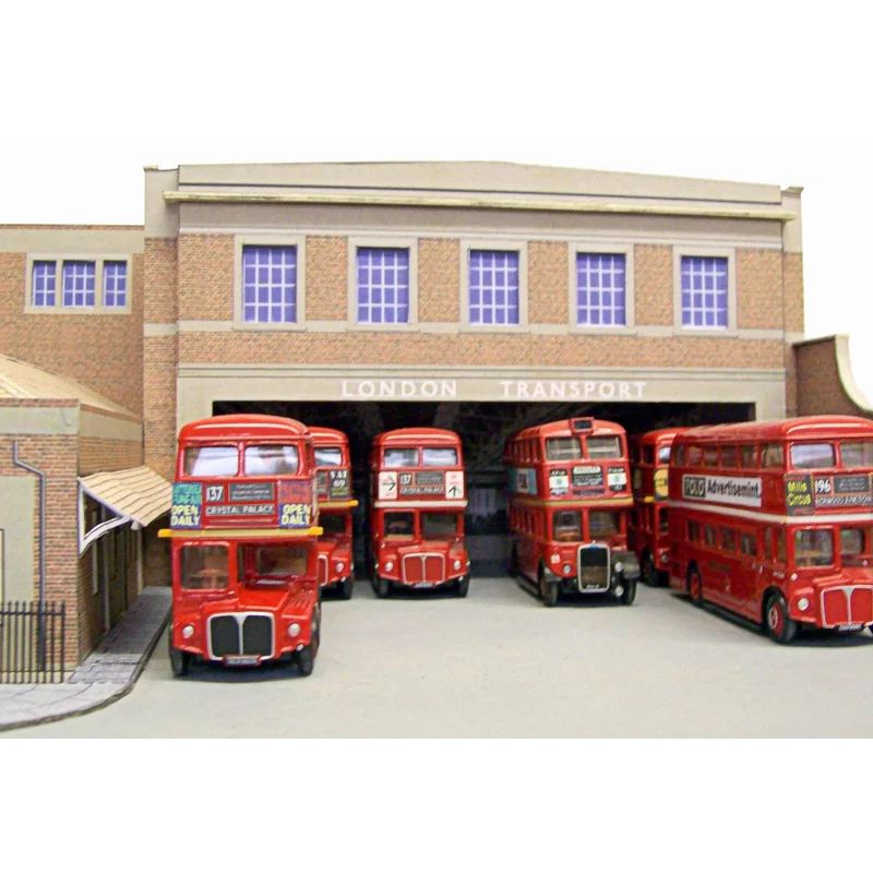 N Norwood LT central bus garage 1/76 | Kingsway Models