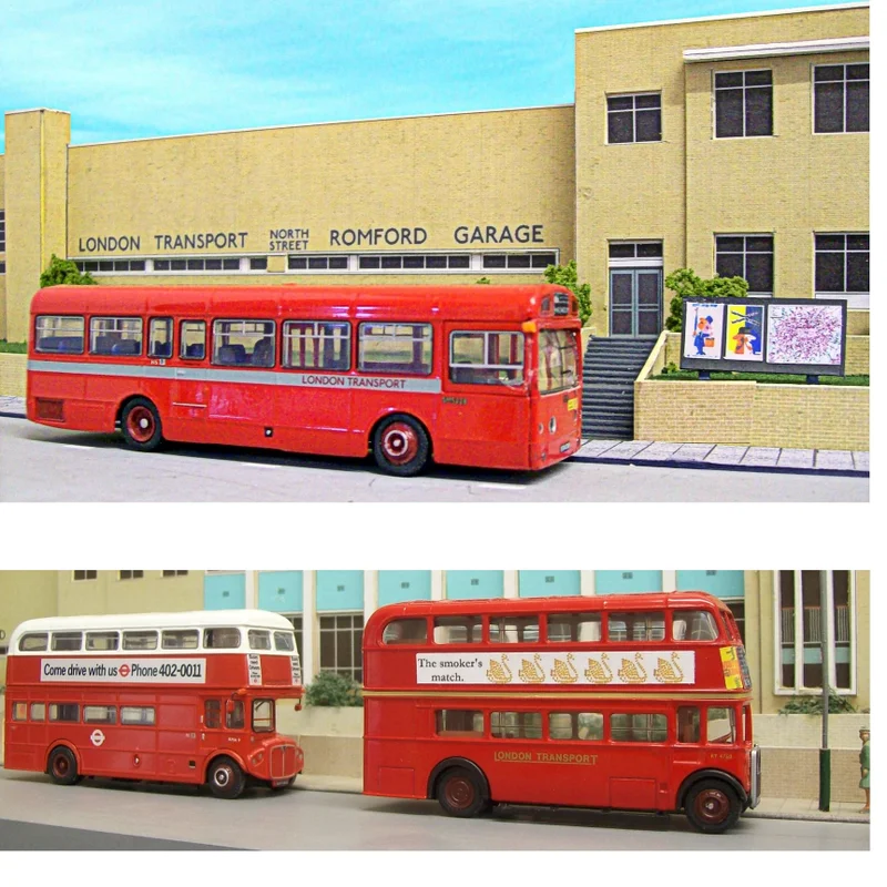 NS North Street (Romford) LT central bus garage 1/76 | Kingsway Models