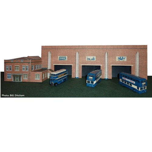 GYC Great Yarmouth Caister Rd bus garage 1/76 | Kingsway Models