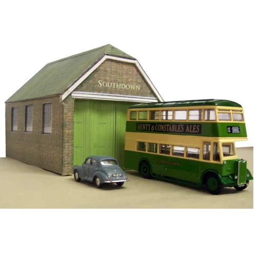 SHS Southdown Handcross dormy bus shed / Rural Fire Station 1/76 ...