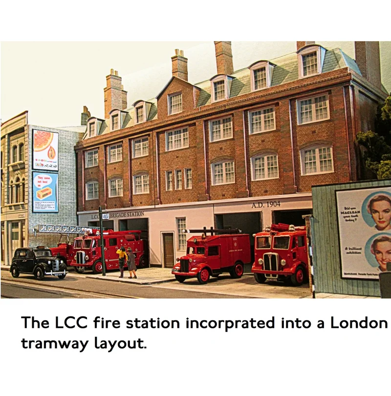 LCCF London County Council fire station 1/76 | Kingsway Models