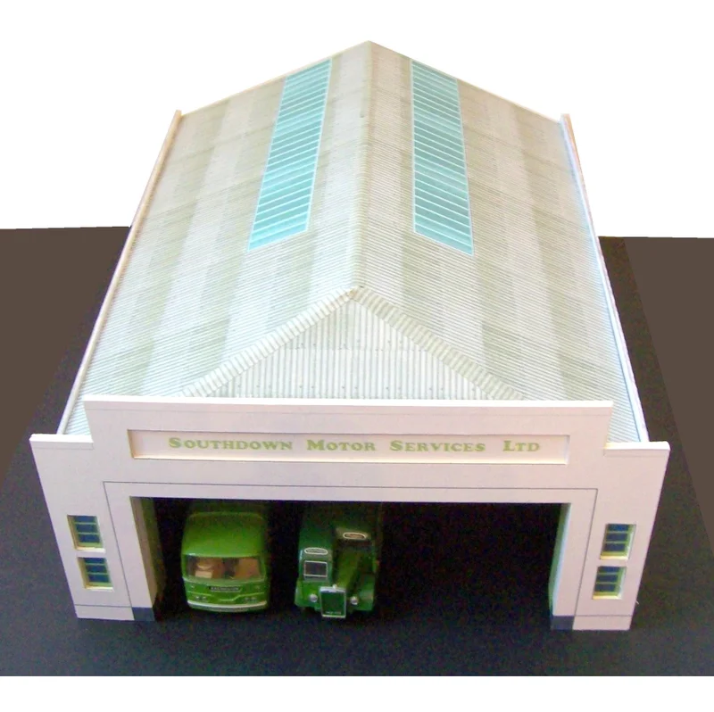 SHAY Southdown Hayling Island bus depot 1/76 | Kingsway Models