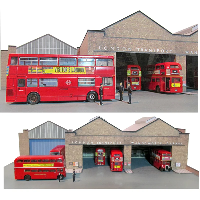 WD Wandsworth LT central bus garage 1/76 | Kingsway Models