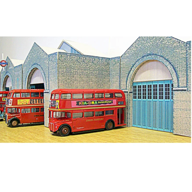 PR Poplar LT central bus garage 1/76 | Kingsway Models