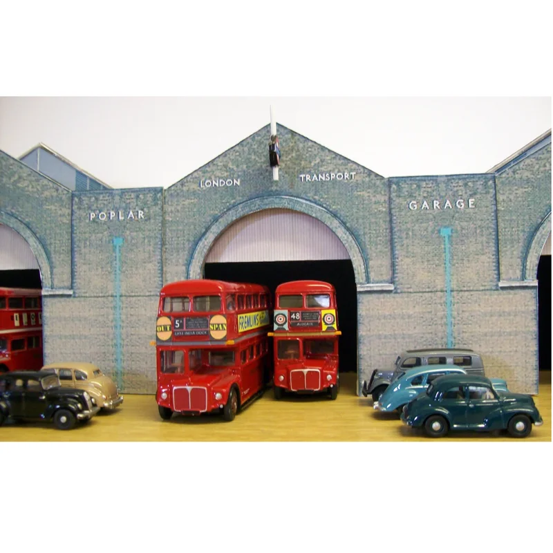 PR Poplar LT central bus garage 1/76 | Kingsway Models
