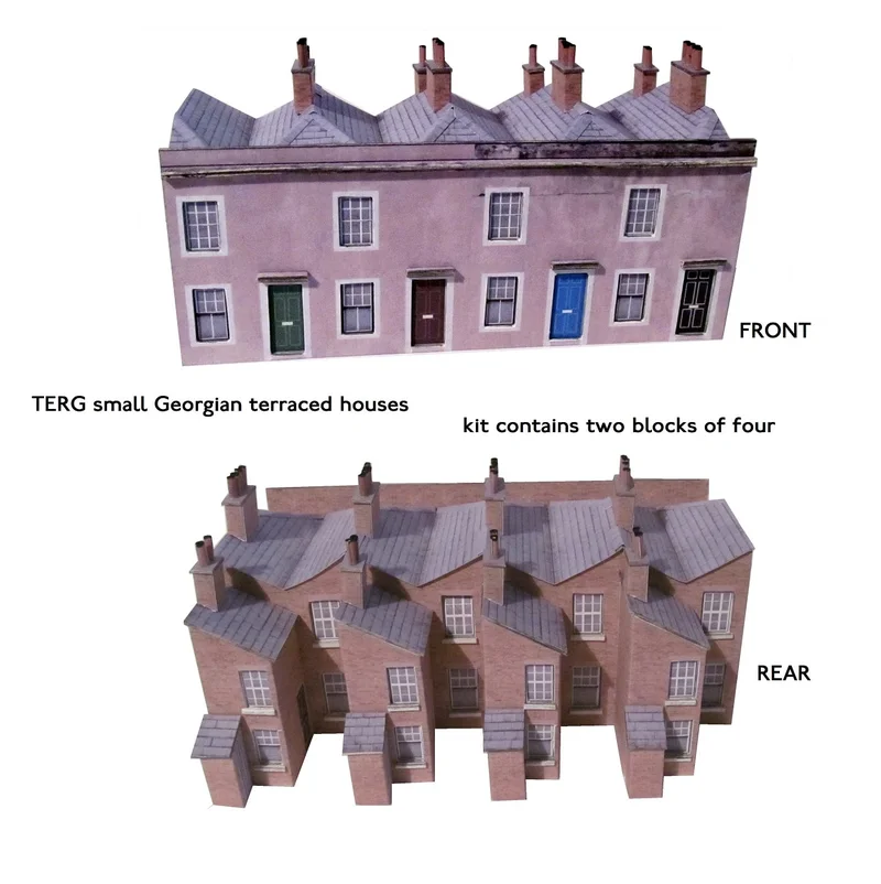 TERG Small Georgian Terraced Houses 1/76 | Kingsway Models