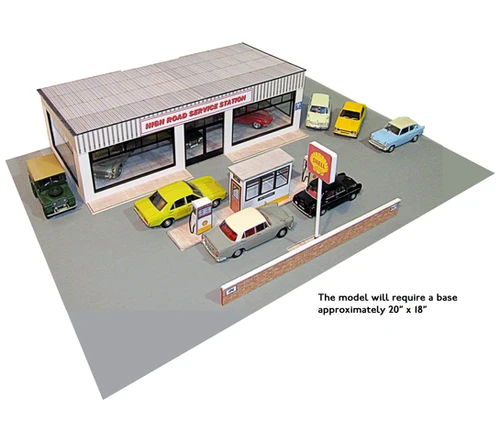 OGS Filling station & showroom 1/43 | Kingsway Models