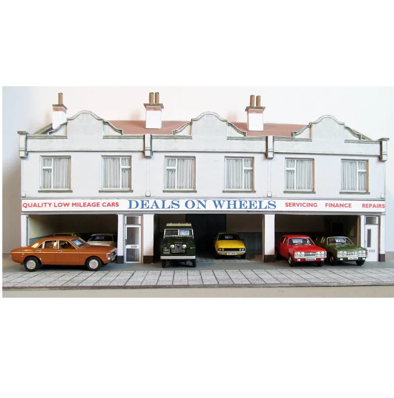 SHC Second Hand Car showroom 1/76 | Kingsway Models