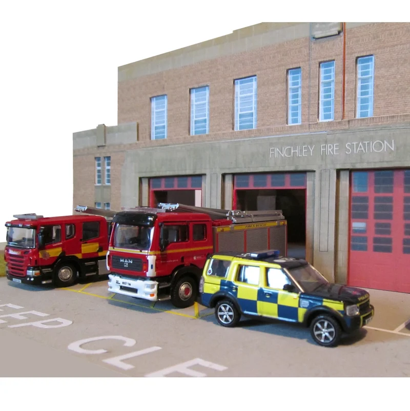 FYF Finchley Fire Station 1/76 | Kingsway Models