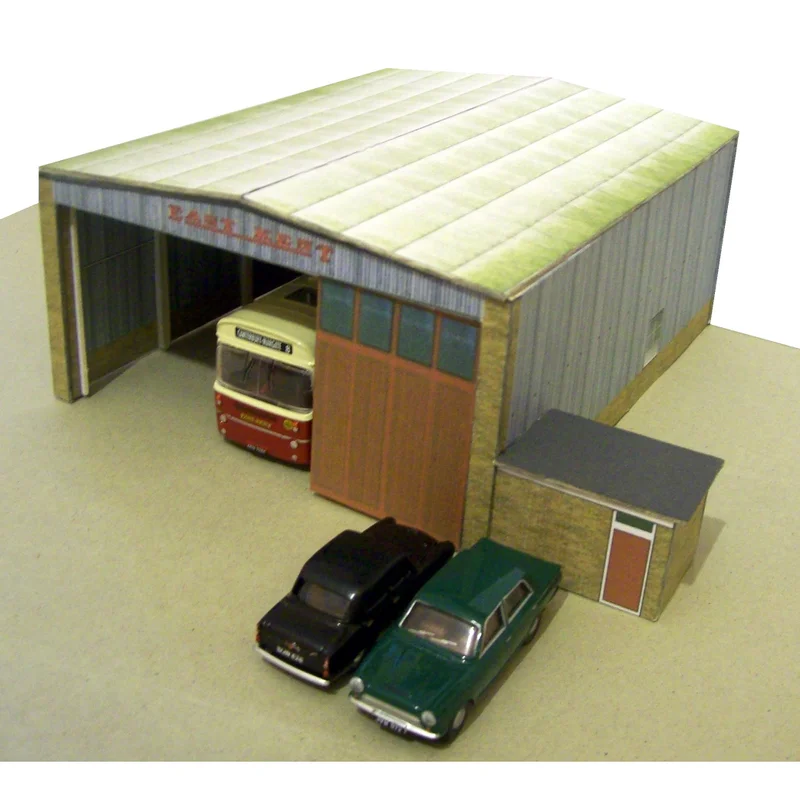 EKNR East Kent New Romney bus depot 1/76 | Kingsway Models