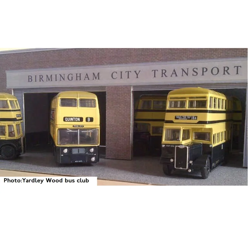 BCTY Birmingham Yardley Wood bus garage 1/76 | Kingsway Models