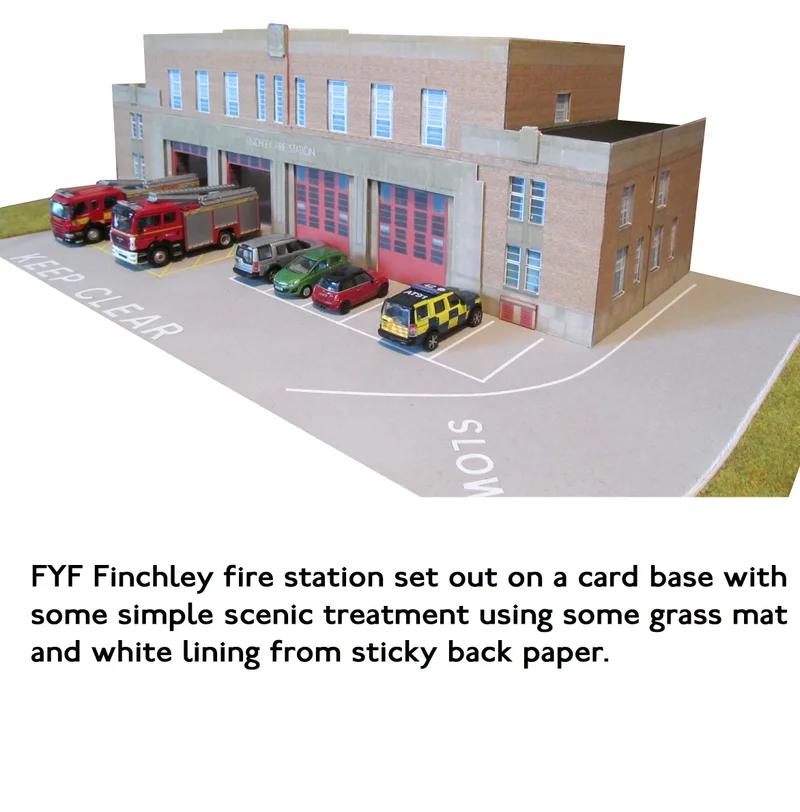 FYF Finchley Fire Station 1/76 | Kingsway Models