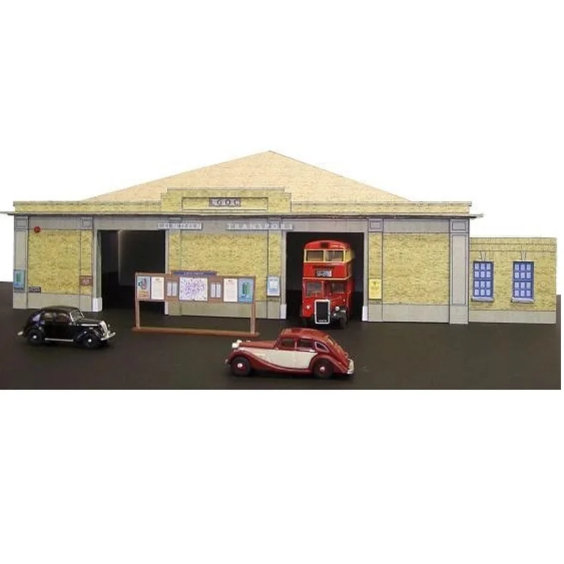 L Loughton (old) LT central bus garage 1/76 | Kingsway Models
