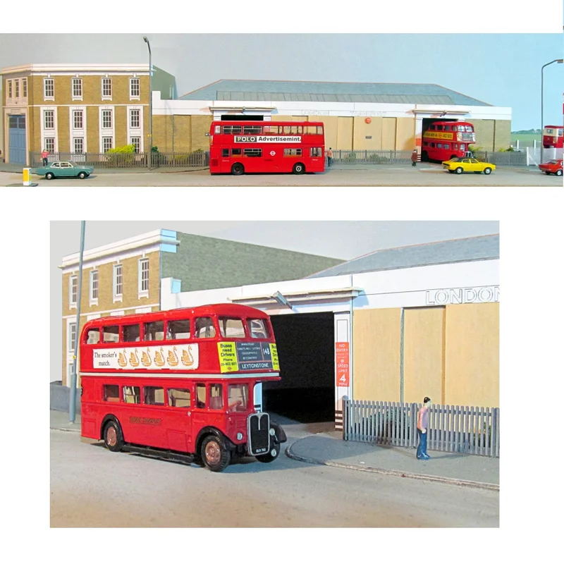 BK Barking LT central bus garage 1/76 | Kingsway Models