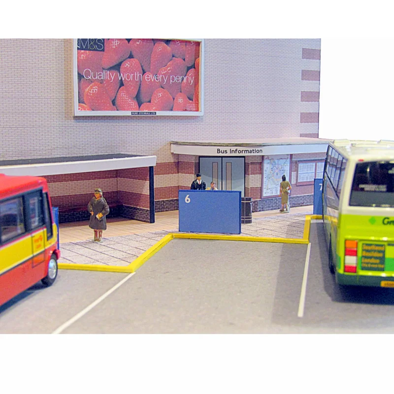MBS Modern Bus Station 1/76 | Kingsway Models
