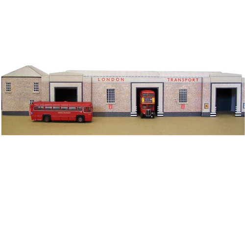 A Sutton LT central bus garage 1/76 | Kingsway Models