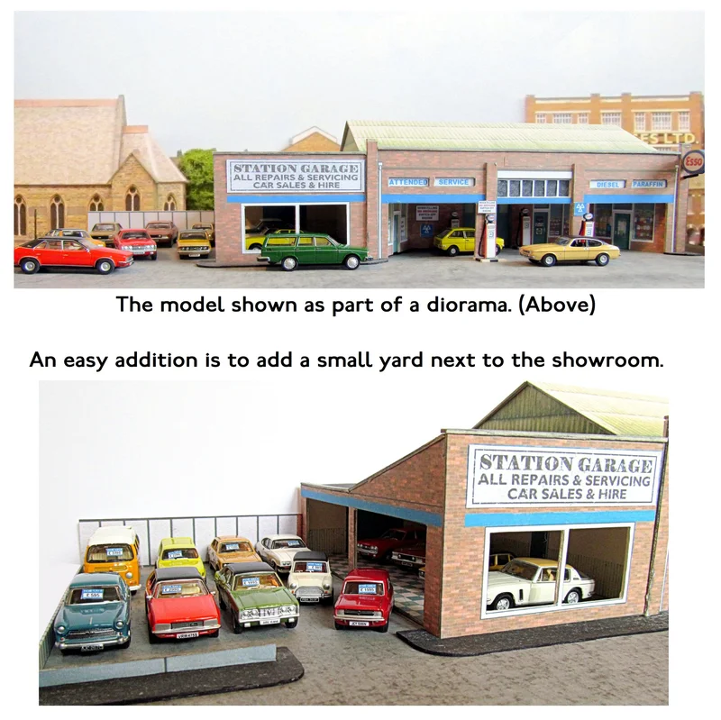 MDG Main Dealer Garage and petrol station 1/76 | Kingsway Models