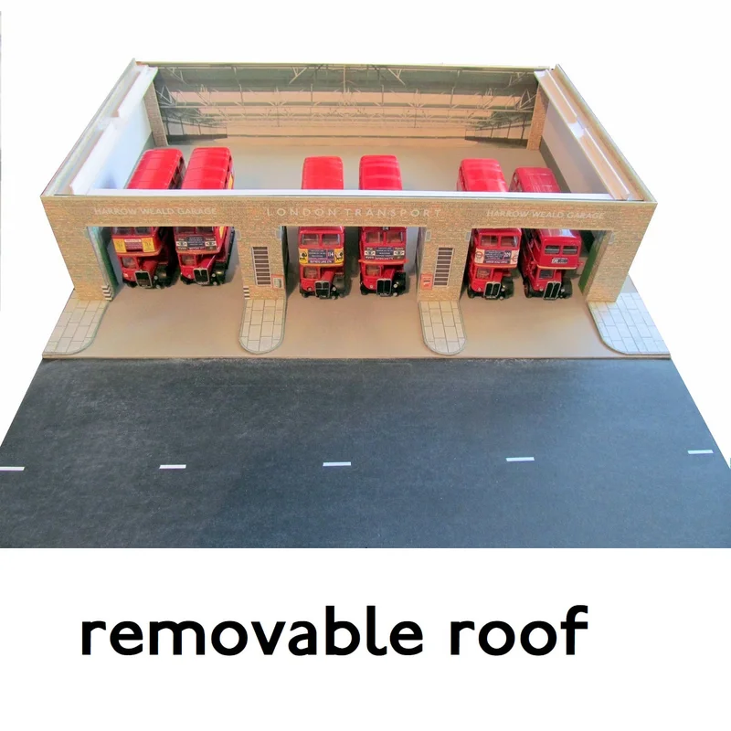 HD Harrow Weald LT central bus garage 1/76 | Kingsway Models