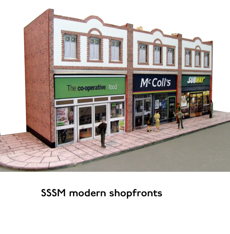 SSS Small Suburban Shops 1/76 | Kingsway Models