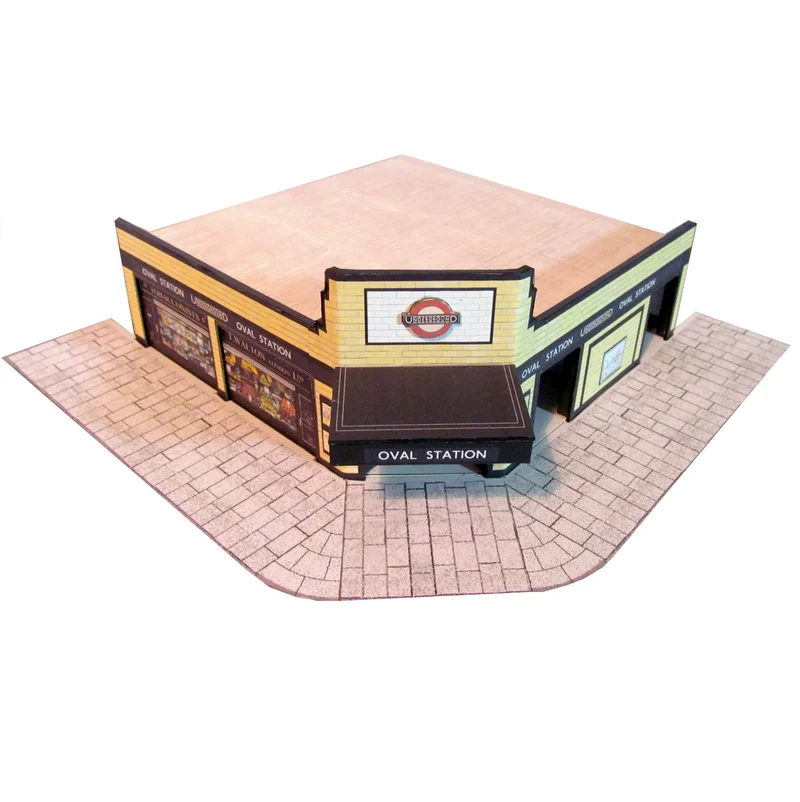 OS Oval Underground Station 1/76 | Kingsway Models