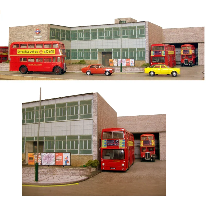 BN Brixton LT central bus garage 1/76 | Kingsway Models