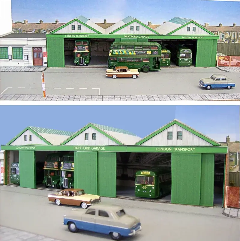 DT Dartford LT country bus garage 1/76 | Kingsway Models