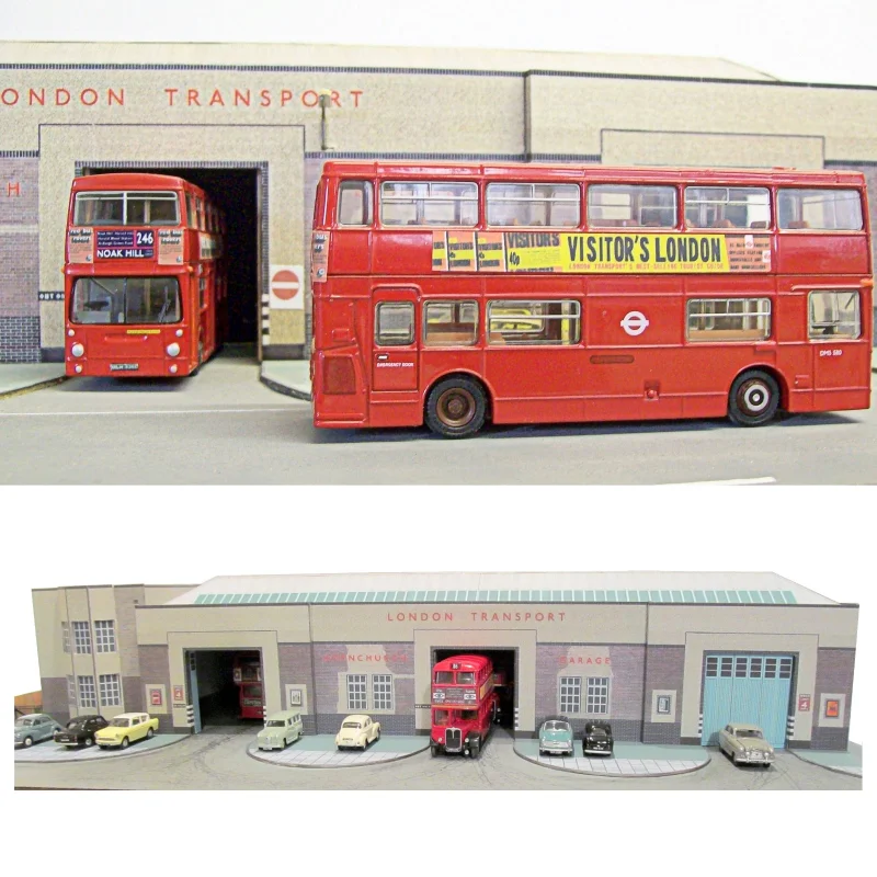 RD Hornchurch LT central bus garage 1/76 | Kingsway Models