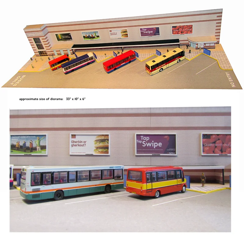 MBS Modern Bus Station 1/76 | Kingsway Models