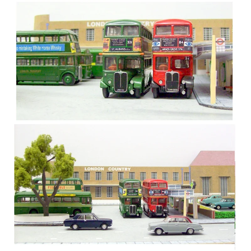SA St Albans LT country bus garage | Kingsway Models