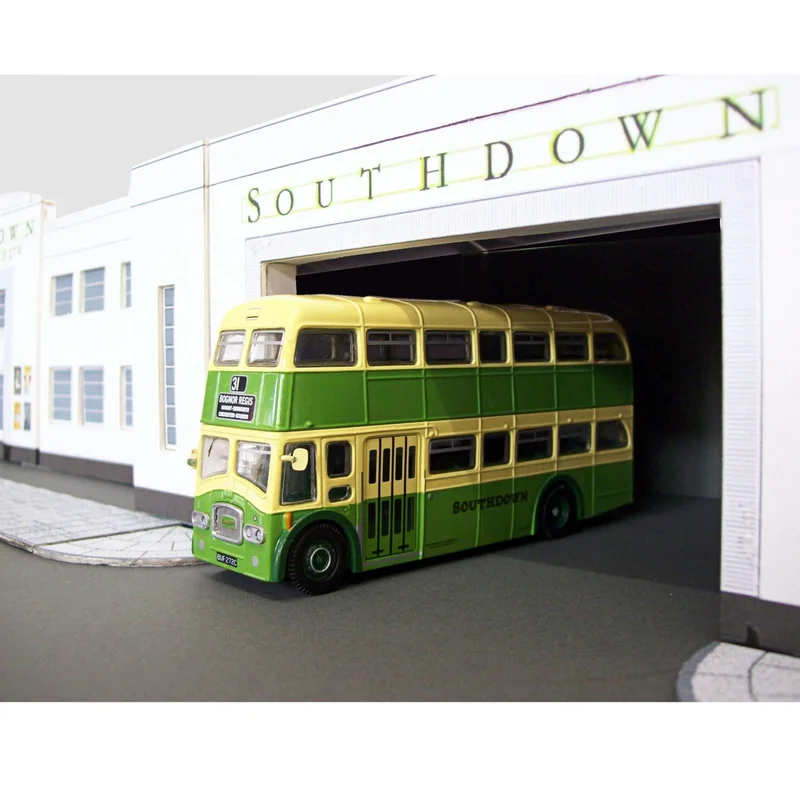 SPH Southdown Hilsea bus depot 1/76 | Kingsway Models