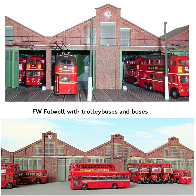 FW Fulwell LT bus central garage 1/76 | Kingsway Models