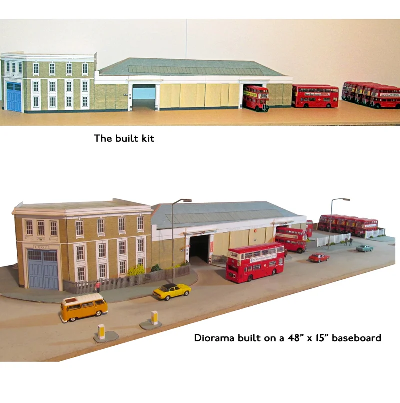 BK Barking LT central bus garage 1/76 | Kingsway Models