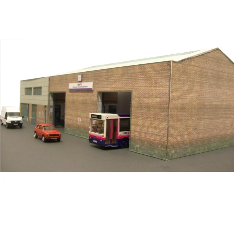 SMW Musselburgh bus depot 1/76 | Kingsway Models