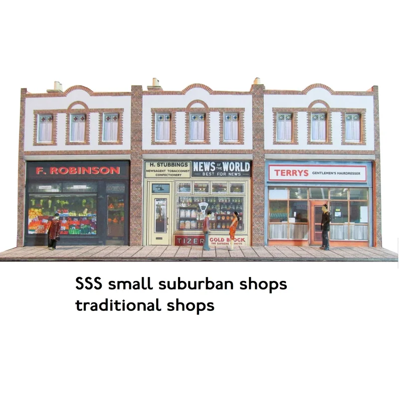 SSS Small Suburban Shops 1/76 | Kingsway Models